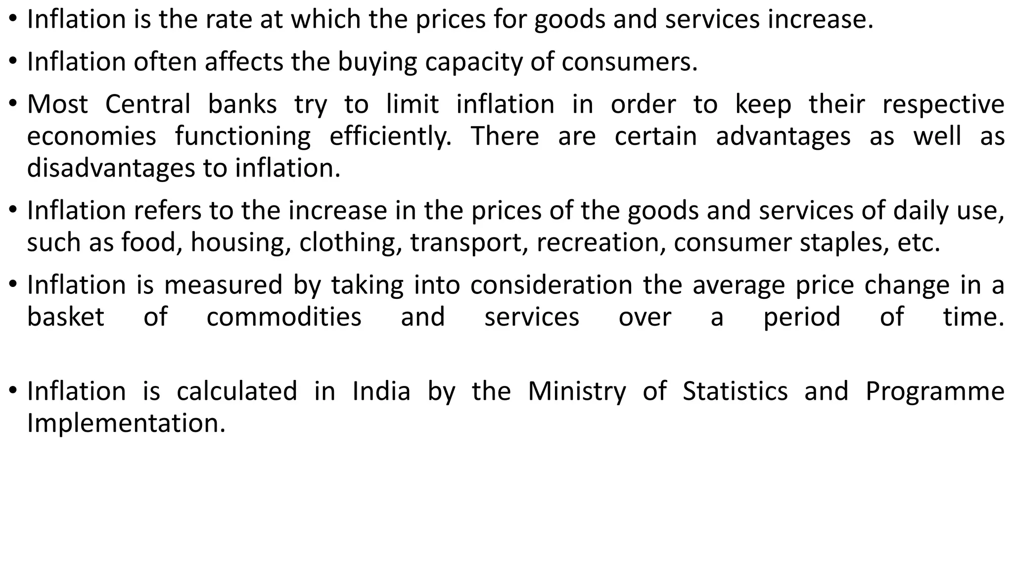 ECONOMICS TOPIC::- INFLATION ,CAUSES , EFFECTS ,TYPES OF INFLATION.pptx