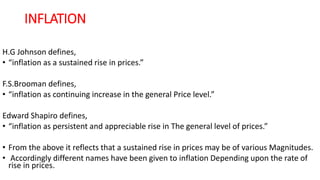 ECONOMICS TOPIC::- INFLATION ,CAUSES , EFFECTS ,TYPES OF INFLATION.pptx