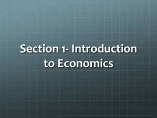 Economics interview | PPT