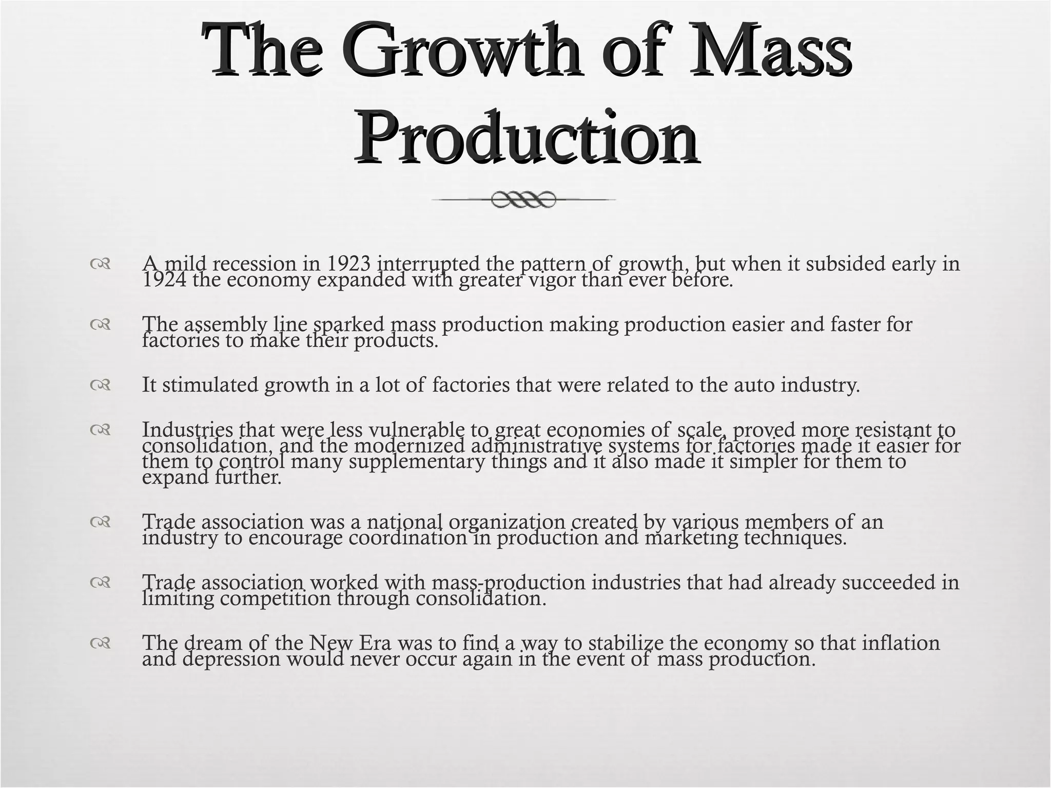 Economics in the 1920s (1) Period 5 | PPT