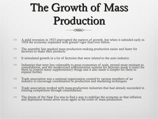 Economics in the 1920s (1) Period 5 | PPT