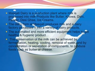 masqati dairy form | PPTX