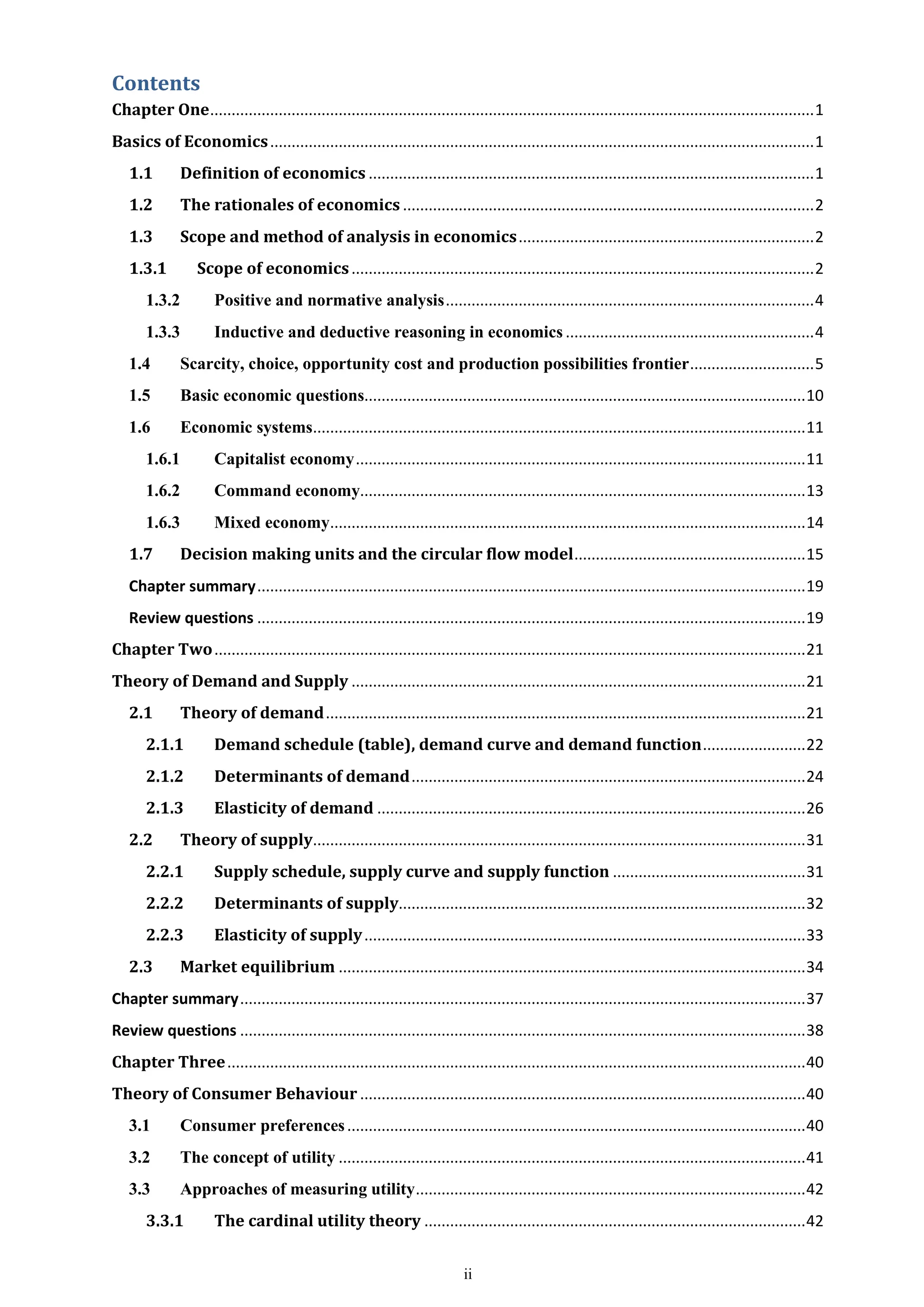 ECONOMICS module for Freshman 1st Semester Students | PDF