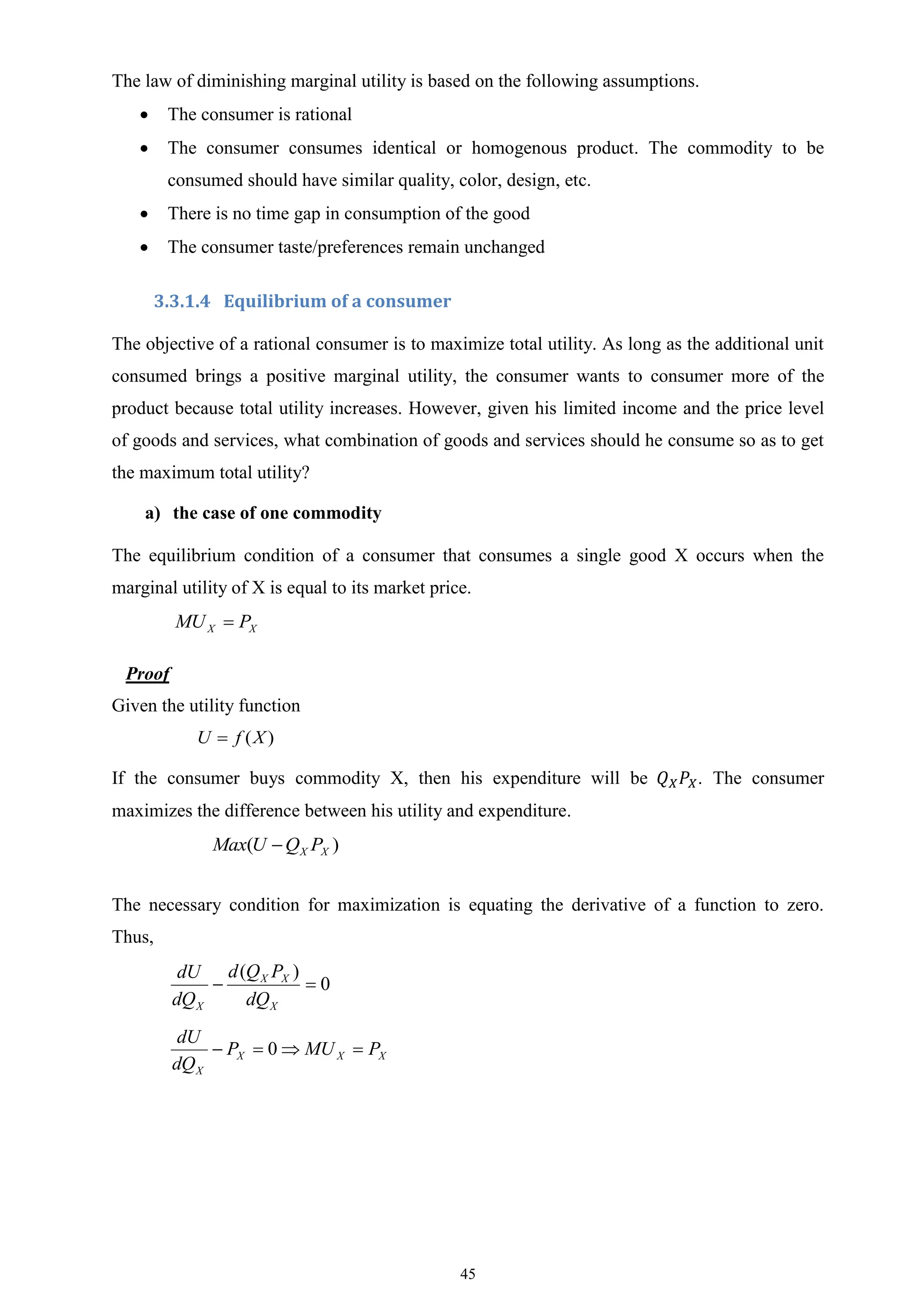 ECONOMICS module for Freshman 1st Semester Students | PDF