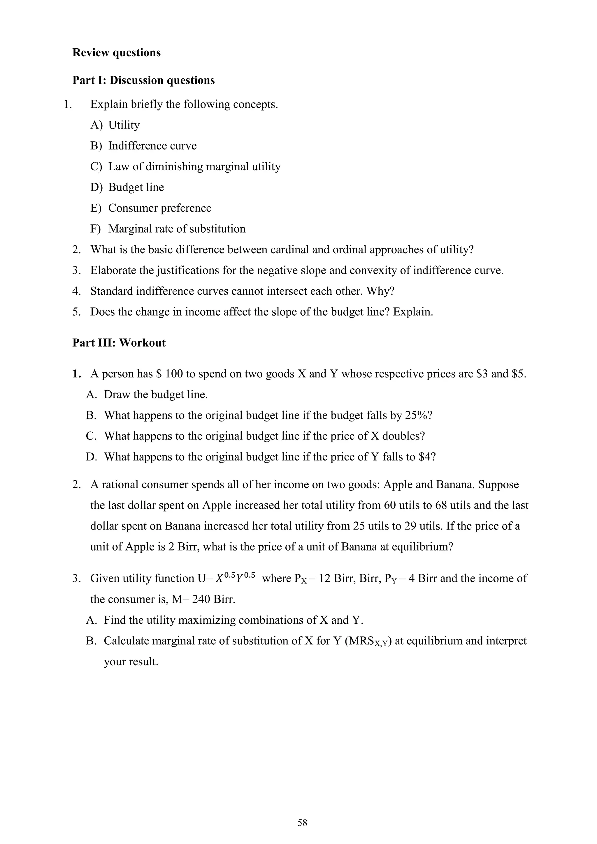ECONOMICS module for Freshman 1st Semester Students | PDF