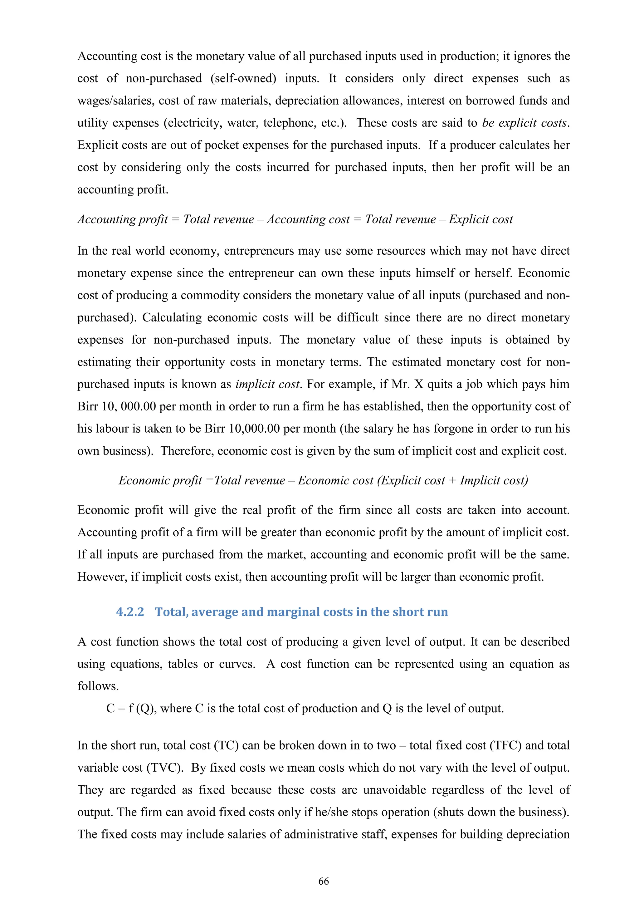 ECONOMICS module for Freshman 1st Semester Students | PDF