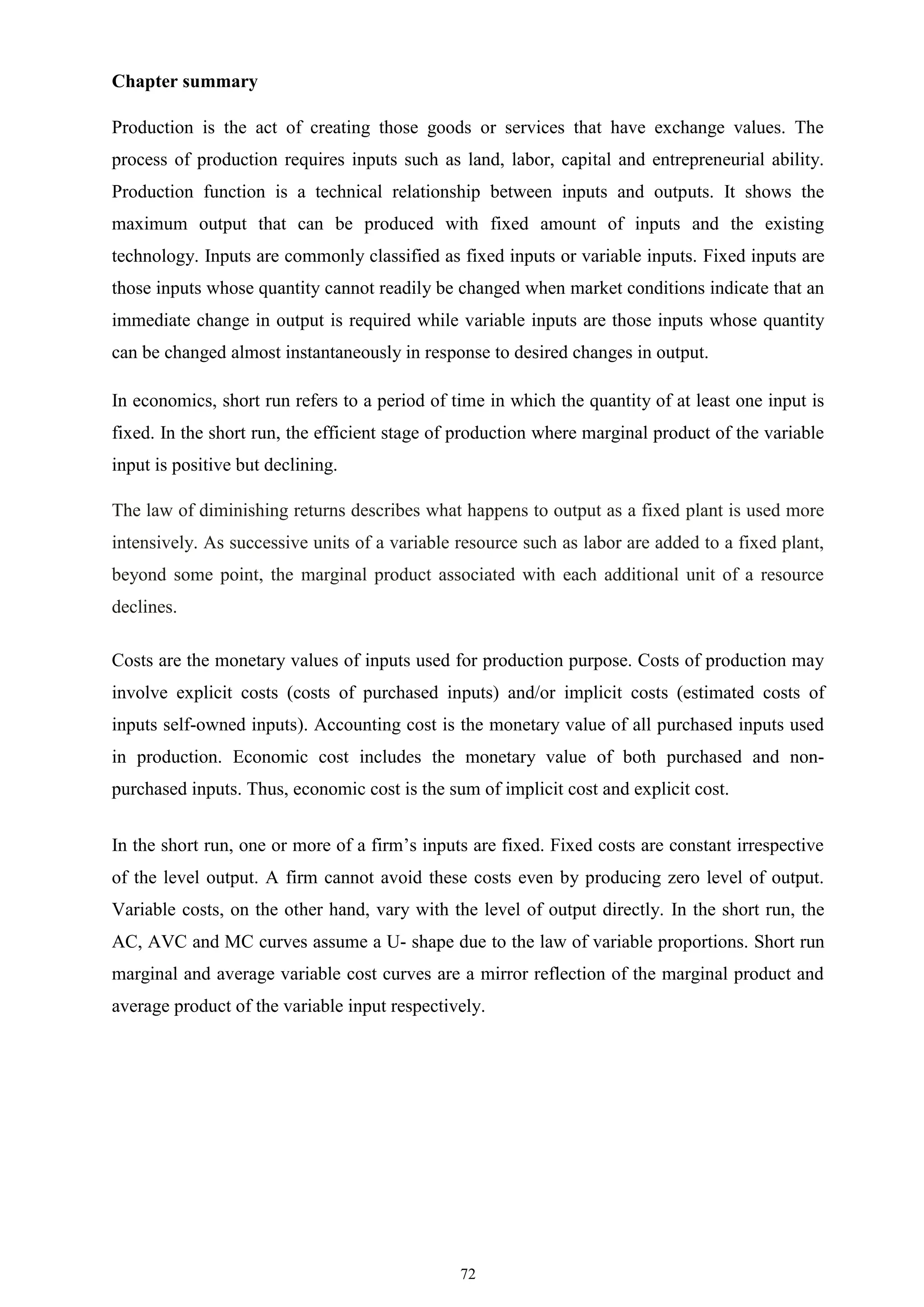 ECONOMICS module for Freshman 1st Semester Students | PDF