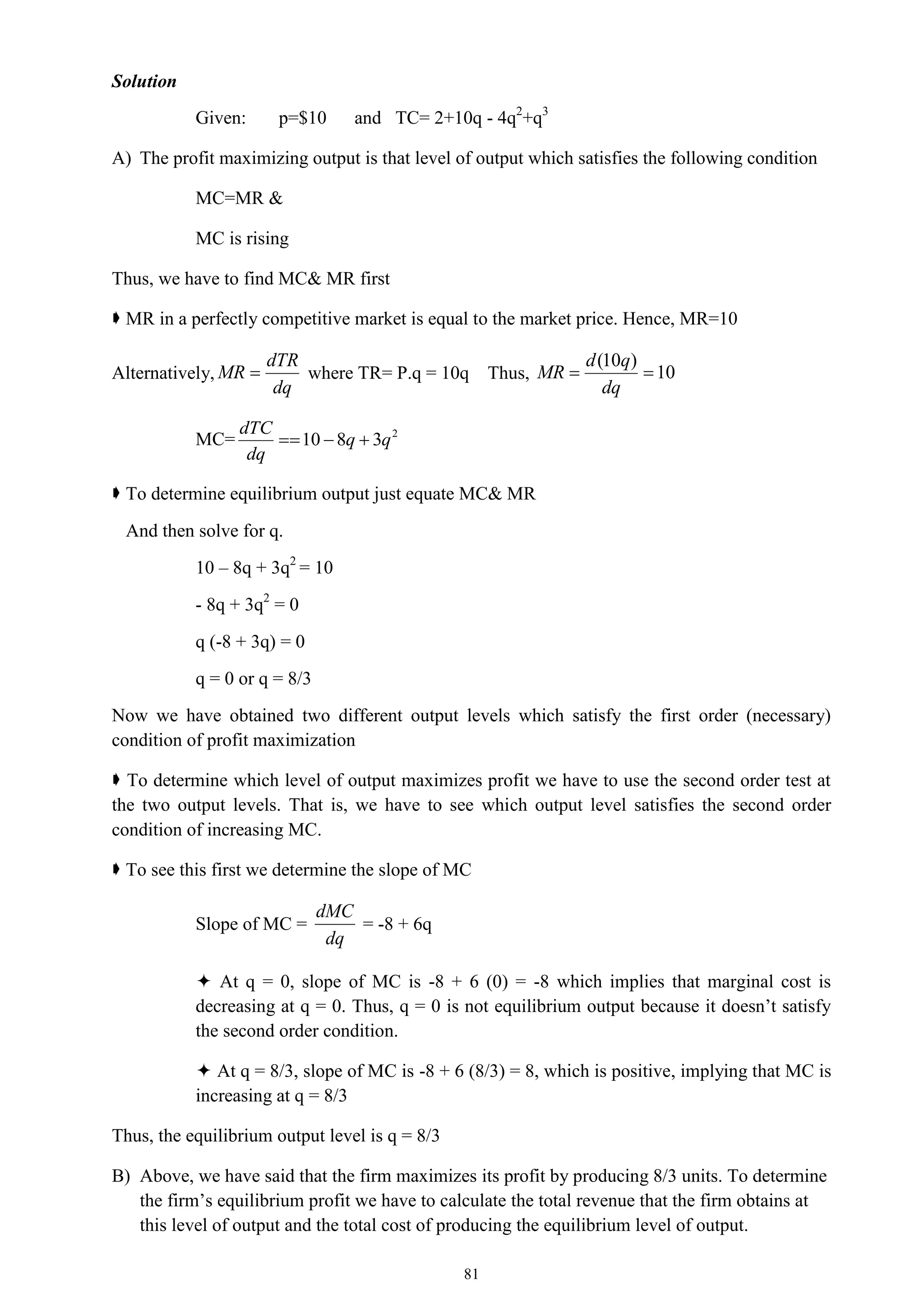 ECONOMICS module for Freshman 1st Semester Students | PDF