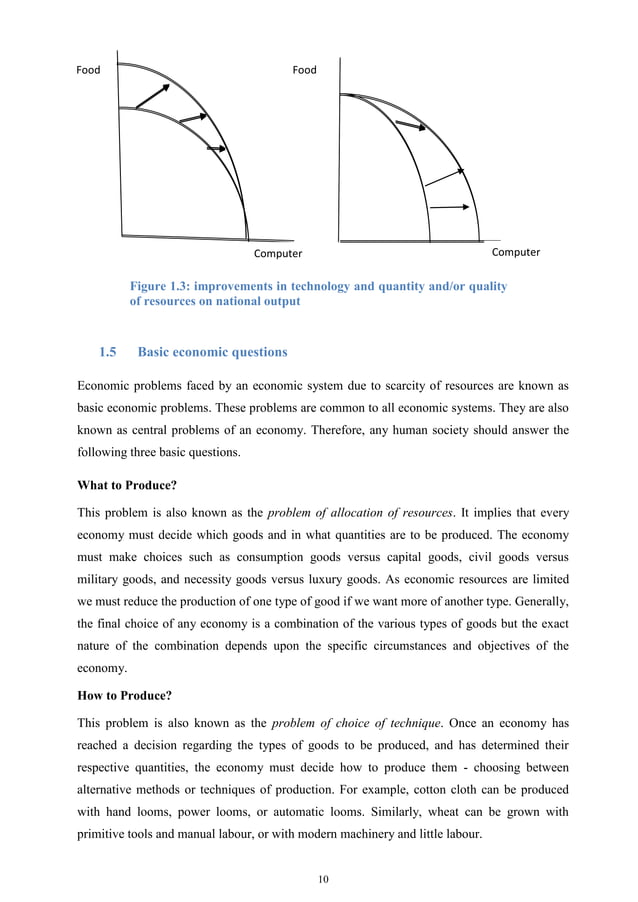 ECONOMICS module for Freshman 1st Semester Students | PDF