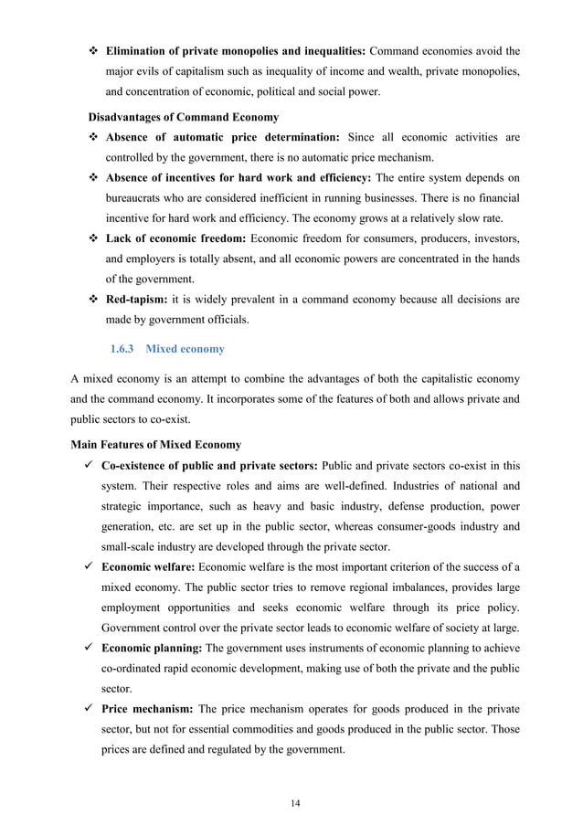 ECONOMICS module for Freshman 1st Semester Students | PDF