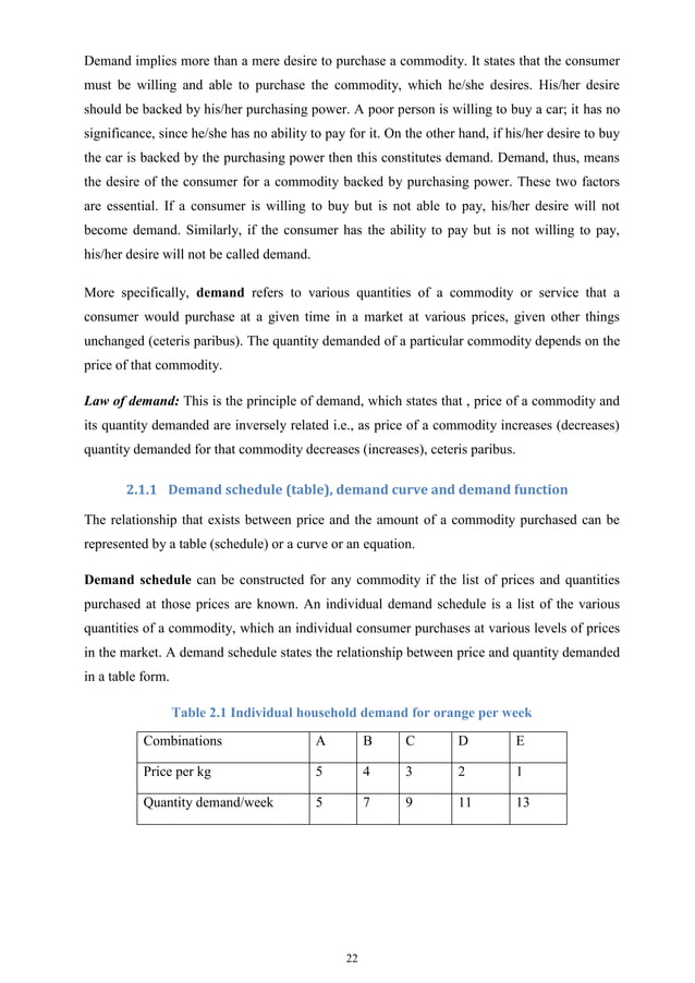 ECONOMICS module for Freshman 1st Semester Students | PDF