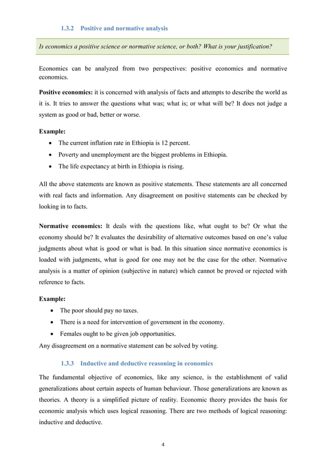 ECONOMICS module for Freshman 1st Semester Students | PDF