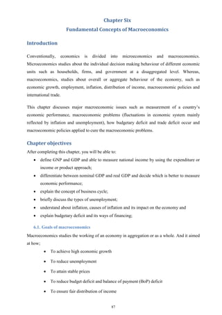 ECONOMICS module for Freshman 1st Semester Students | PDF