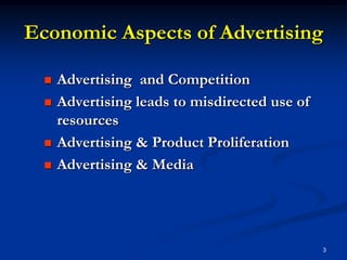 Economic social & ethical issues in advertising (1) | PPTX