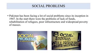 Economic, social & political problems of pakistan | PPTX