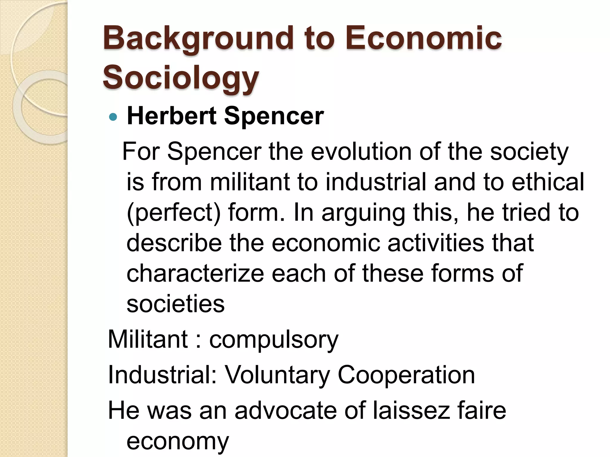 Economic sociology: Introduction | PPTX