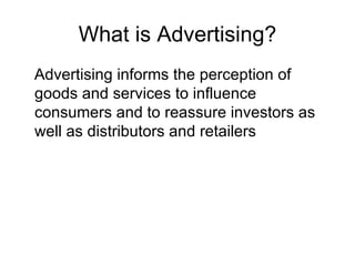 Economics of advertising | PPT