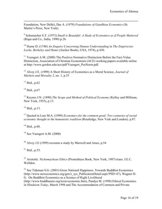 Economics of Ahimsa | PDF