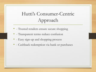 The Economics of Cashback with reference to Hutti | PPTX