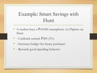 The Economics of Cashback with reference to Hutti | PPTX
