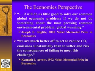 Dr.C.Muthuraja's Presentation on 'Economics of Climate Change' | PPT