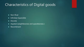 Economics of digital goods | PPTX | Business | Business and Finance
