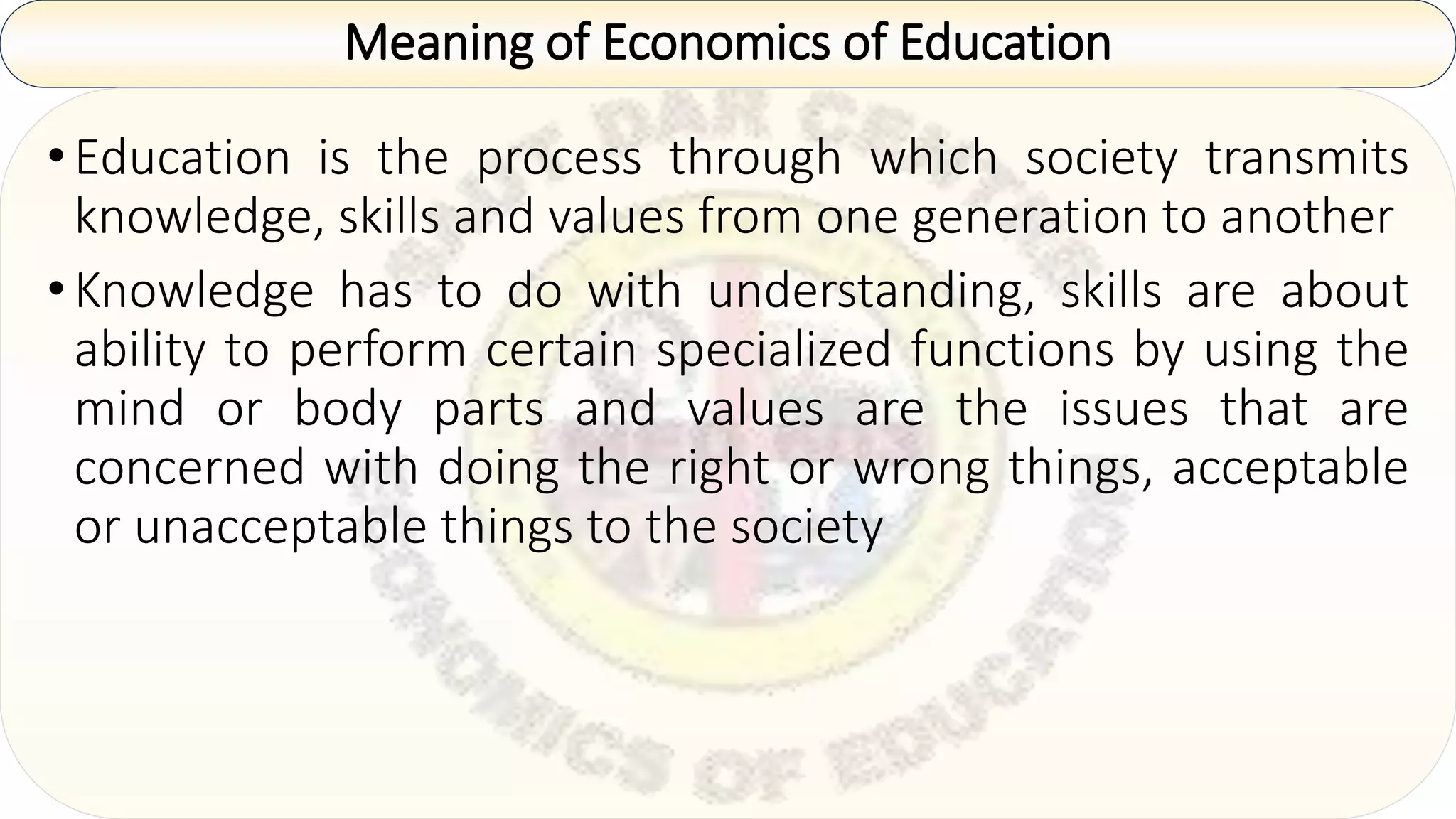 Economics of Education Part 1.pptx
