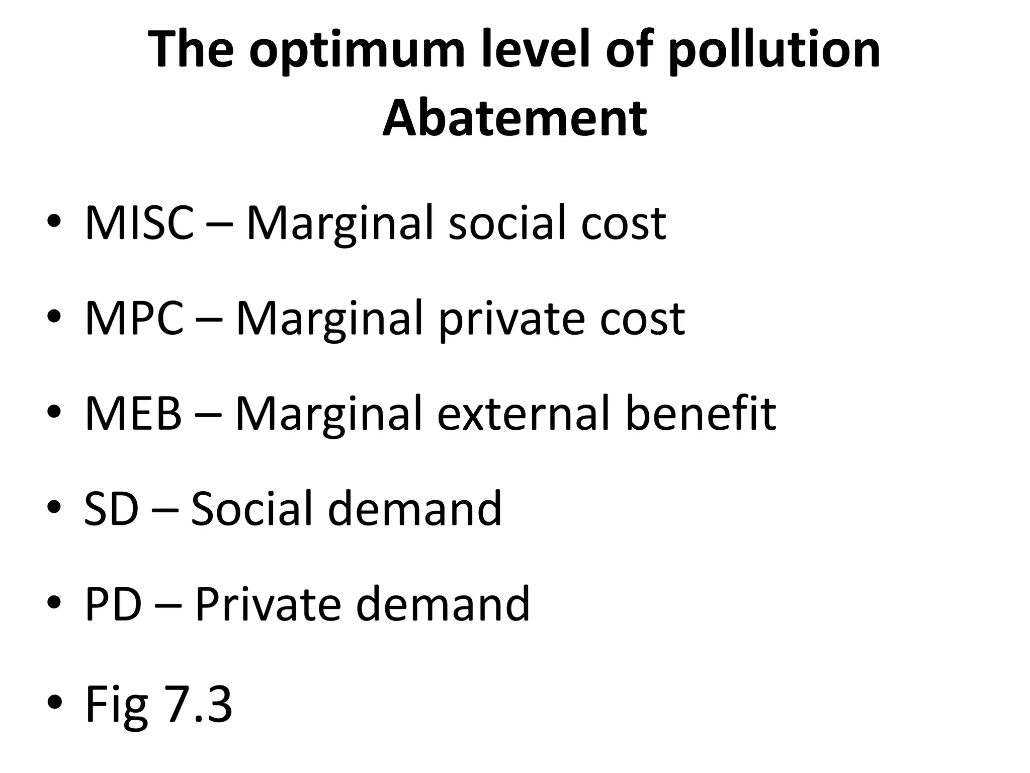 Economics of externalities and pollution abatement | PPTX