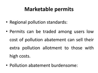 Economics of externalities and pollution abatement | PPTX