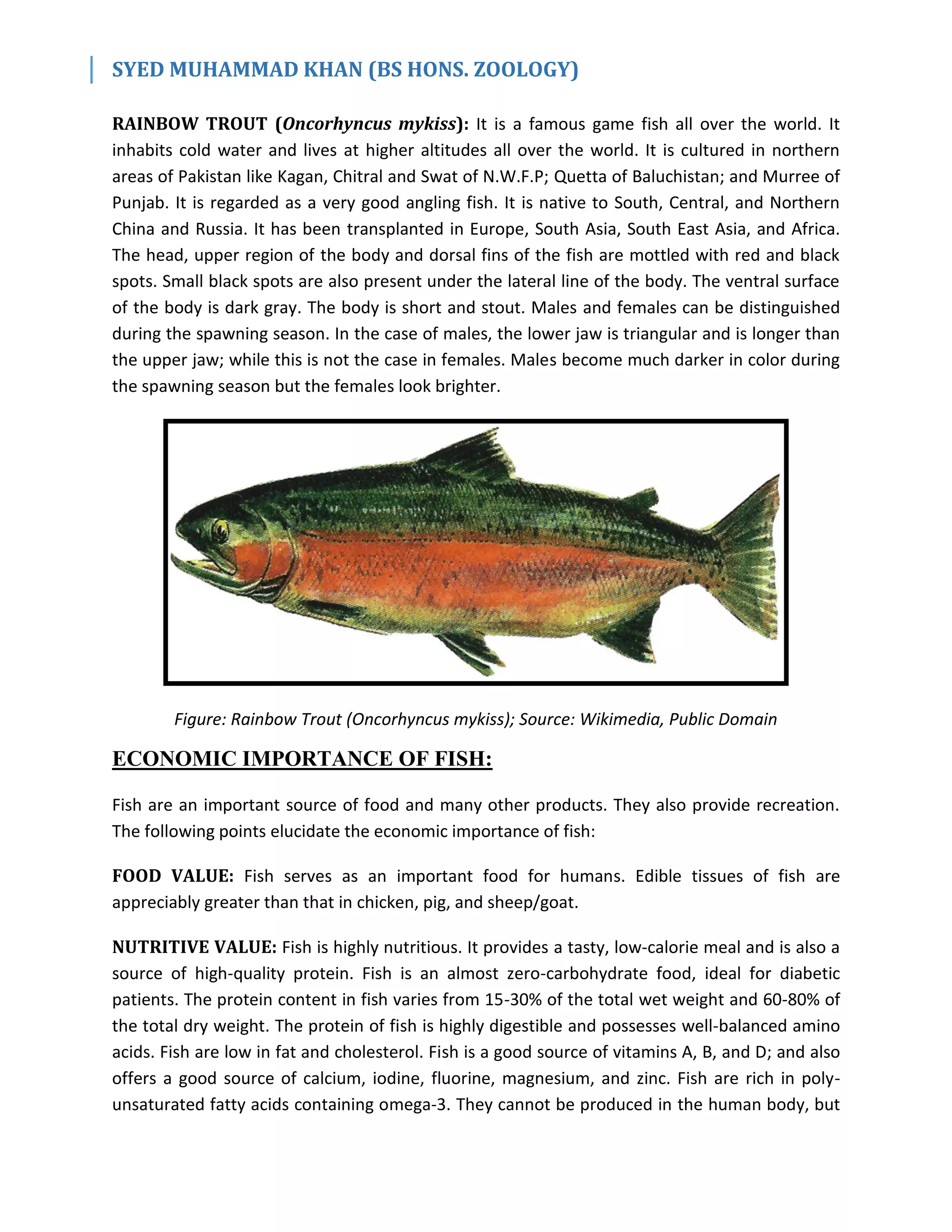 Economics of Fish Industry | PDF