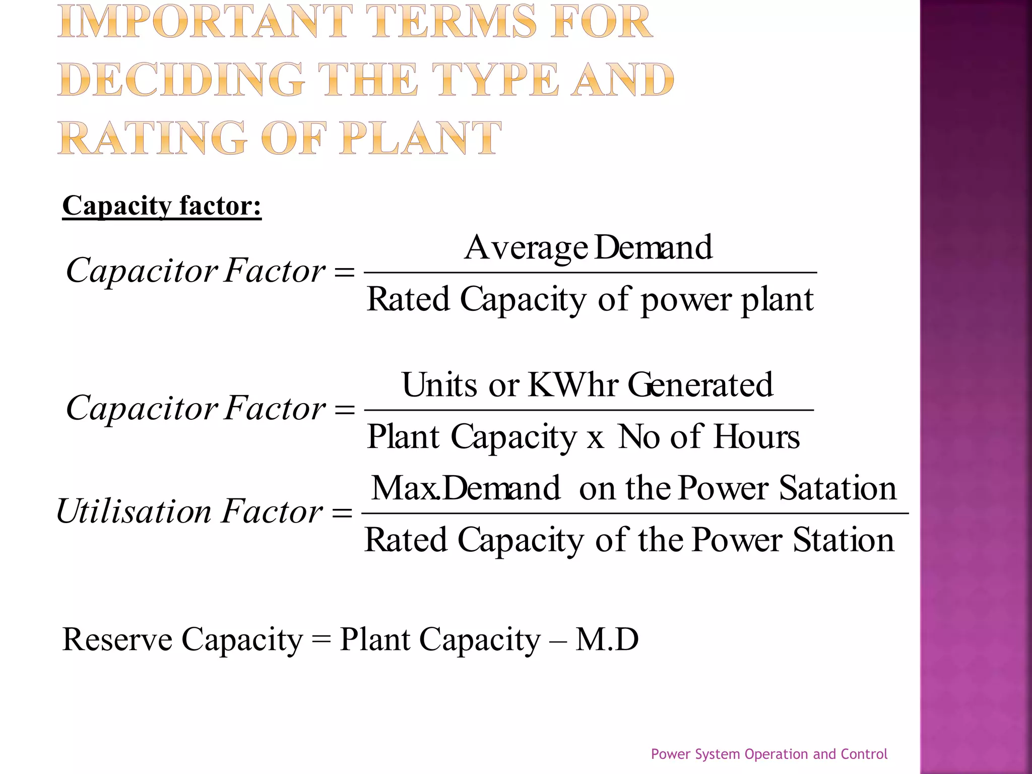 Economics Of Generation Pptx