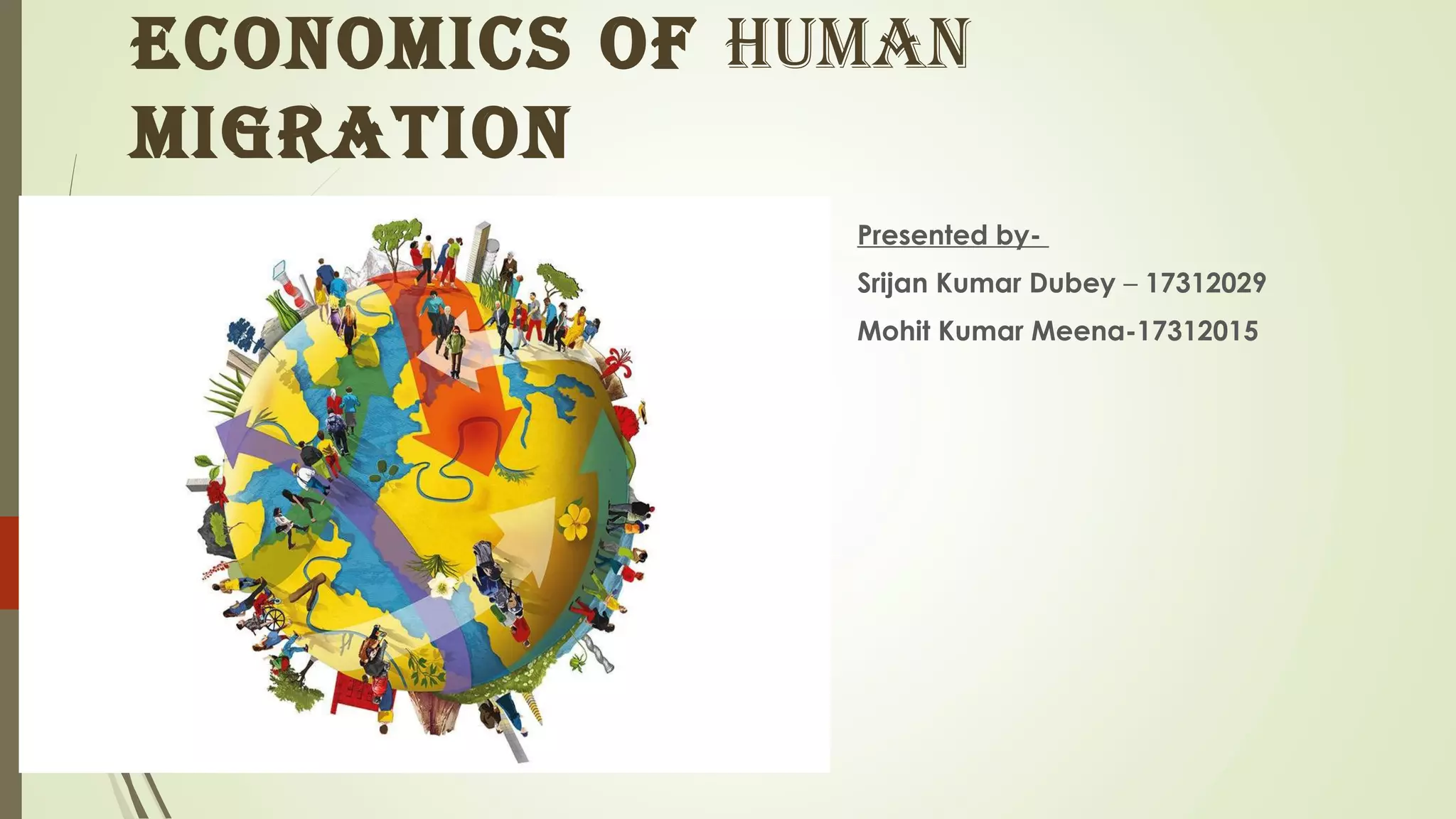 Economics of human migration | PPT