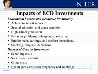 Economics of Investments in Early Childhood Development | PPT