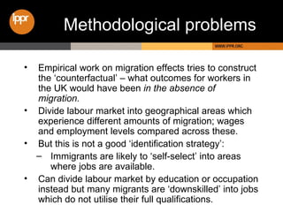 The Economic Impacts of Migration on the UK Labour Market | PPT