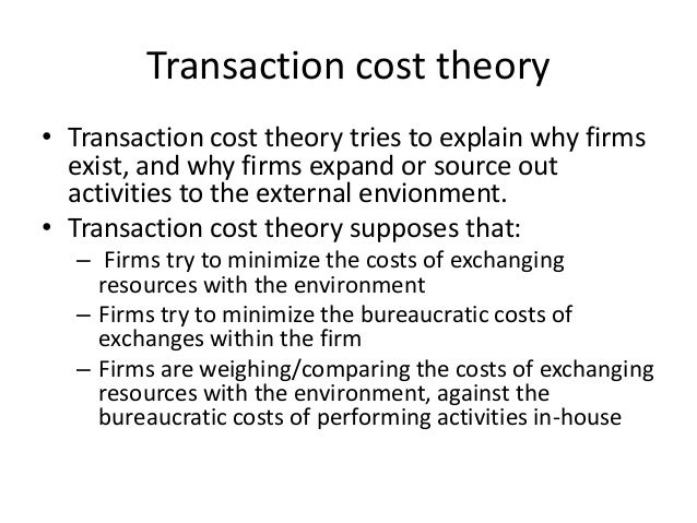 Economics of organization tutorial