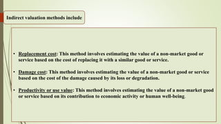 Economic Valuation of Environmental and Natural Resources | PPTX