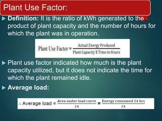 Economics of power generation | PPTX