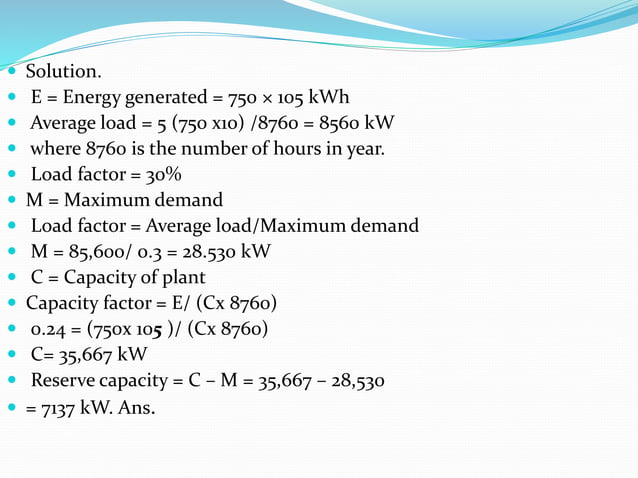 Economics of power plant h.pptx | Gas and Electric | Home Utilities