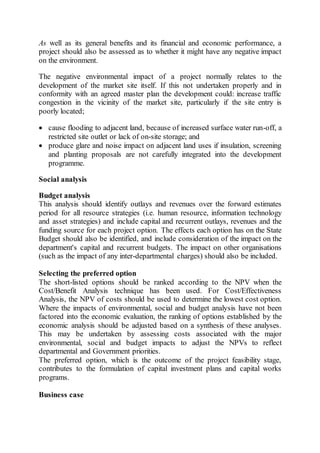 Economics of project evaluation cpm module2 | DOCX