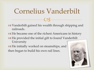 Economics of the gilded age | PPTX | Rail Travel | Travel Type