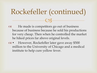 Economics of the gilded age | PPTX