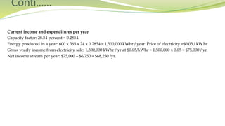 Economics of wind energy | PPTX