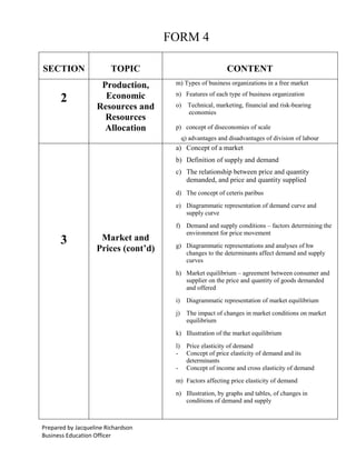 Economics outline | DOCX
