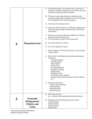 Economics outline | PDF
