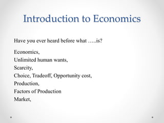 Economics Part one chapter one.pptx
