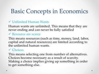 Economics Part one chapter one.pptx