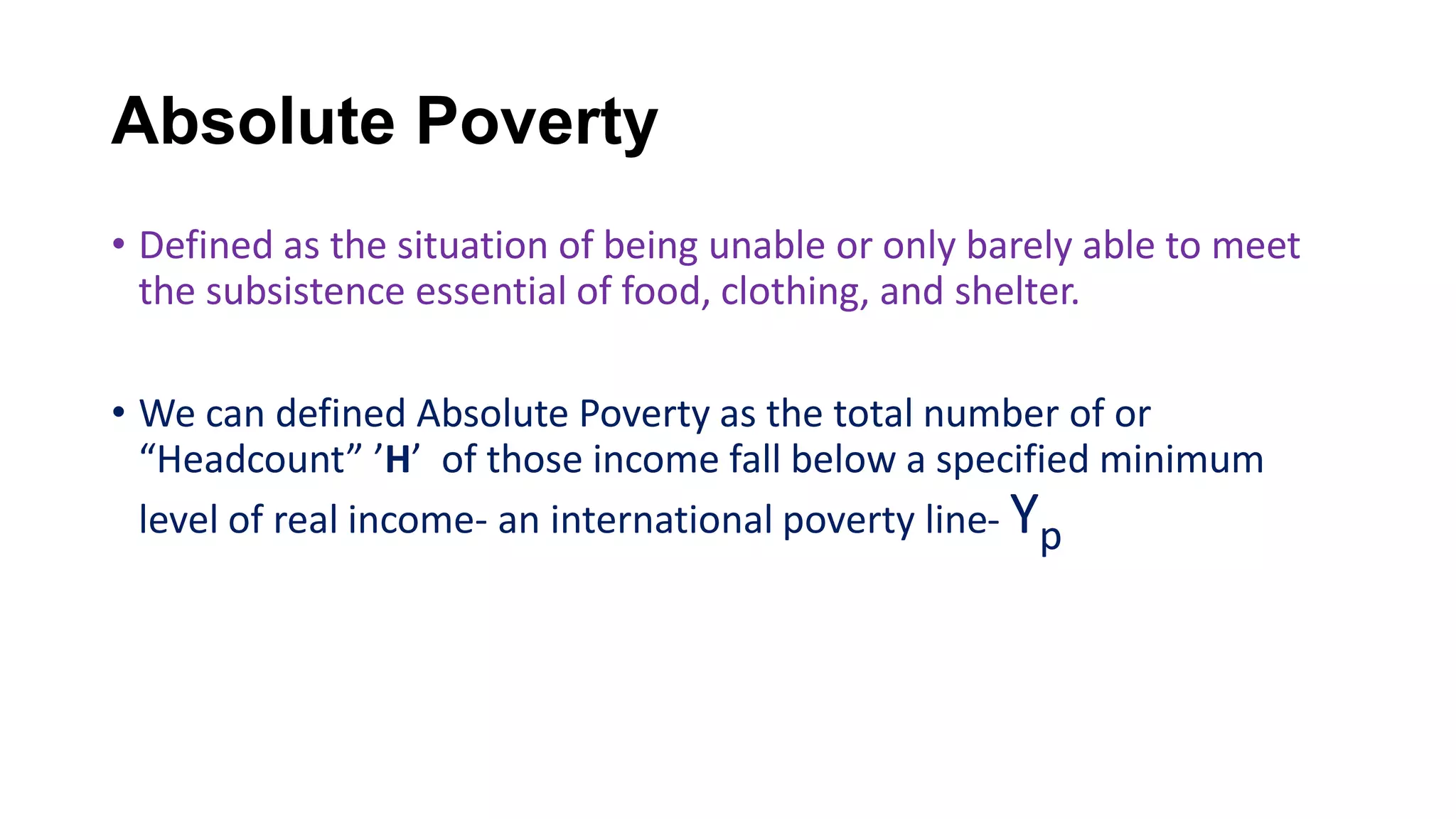 Economics: Poverty, Inequality & Development | PDF