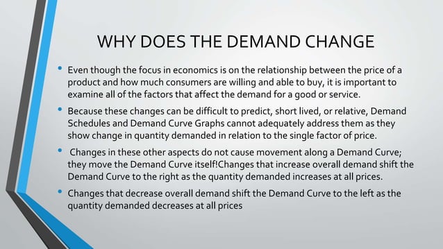 Factors affecting demand | PPTX