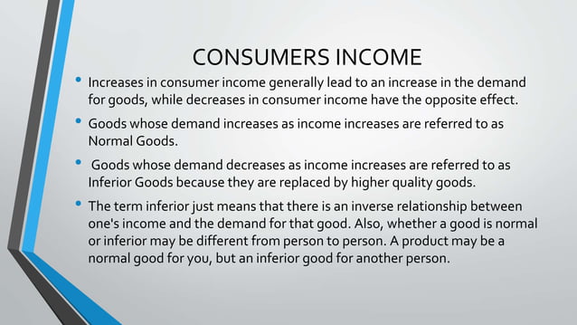 Factors affecting demand | PPTX