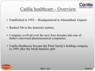 Cadila Healthcare Limited | PPT